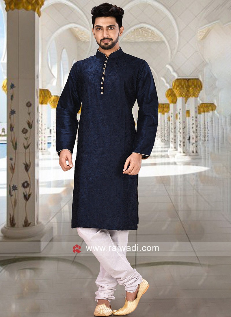 Kurta pajama navy blue store
